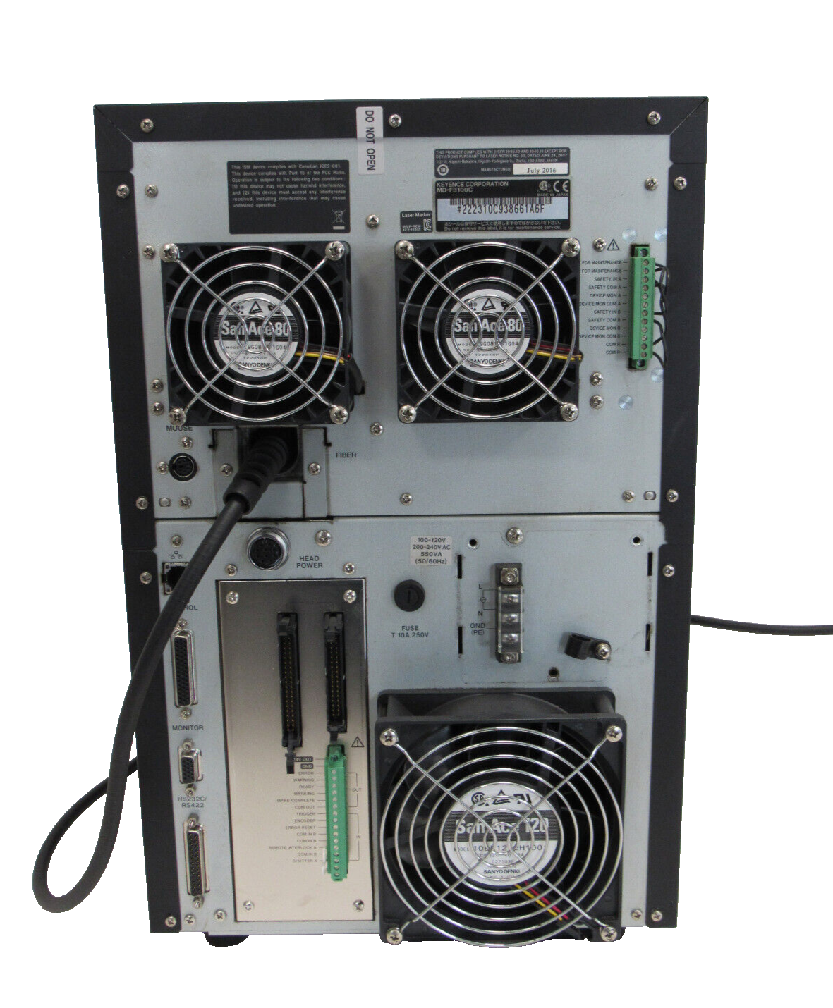 REFURBISHED KEYENCE MD-F3100C FIBER LASER MARKER MDF3100C - SB ...