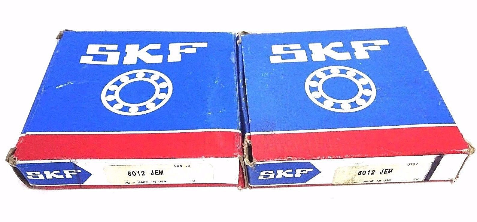 2 NEW SKF 6012 JEM BALL BEARINGS - SB Industrial Supply, Inc.
