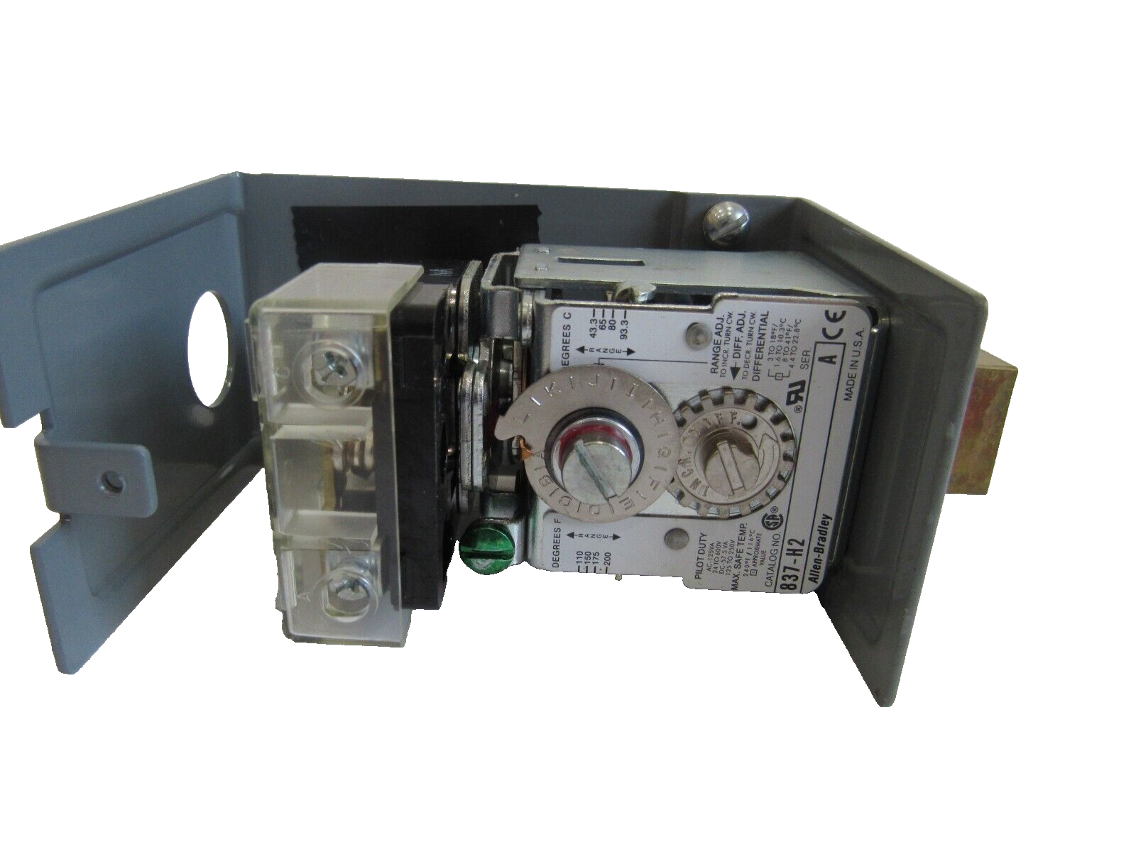 ALLEN BRADLEY 837-H2A TEMPERATURE CONTROL SER. A 837H2A - SB Industrial ...