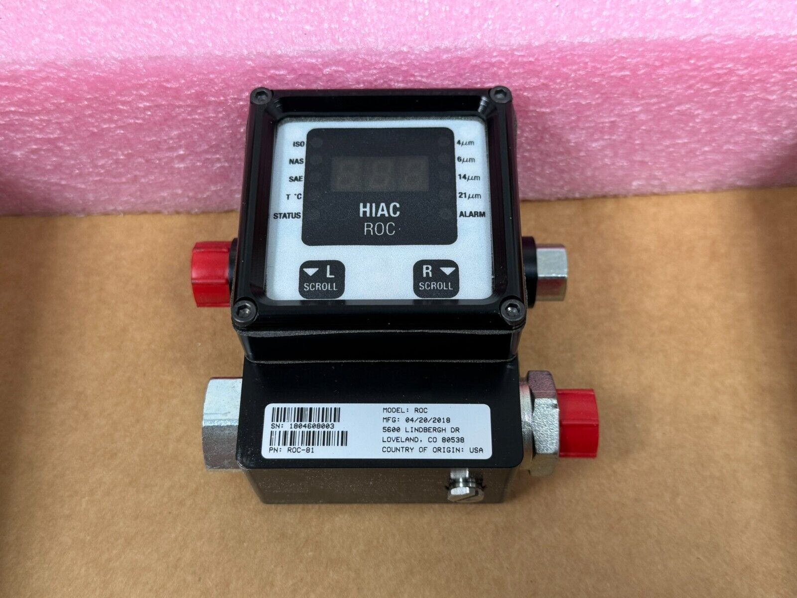 NEW BECKMAN COULTER HIAC ROC-81 PARTICLE MONITOR R0C-81 - SB Industrial ...