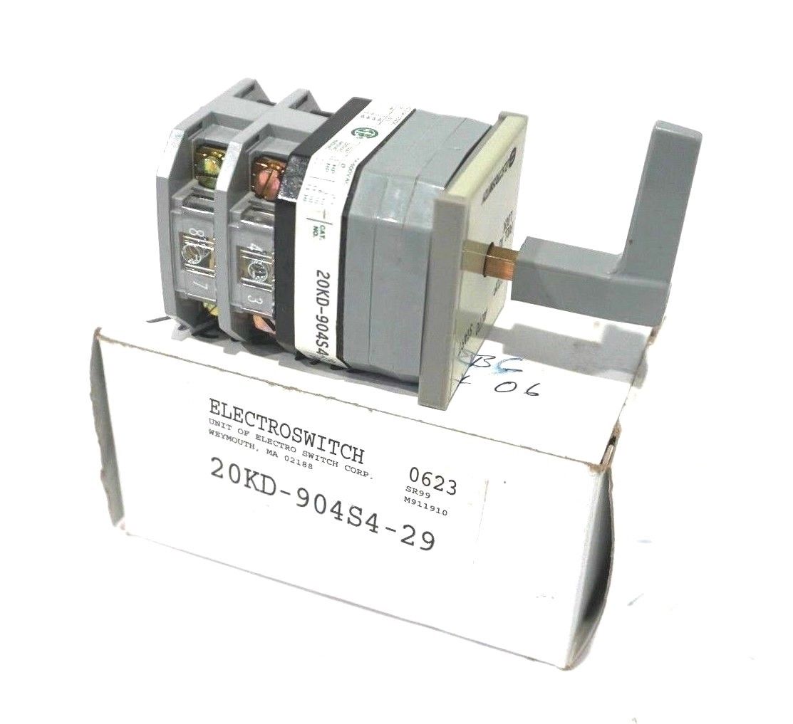 NEW ELECTROSWITCH 20KD-904S4-29 ROTARY SWITCH 20KD904S429 - SB ...