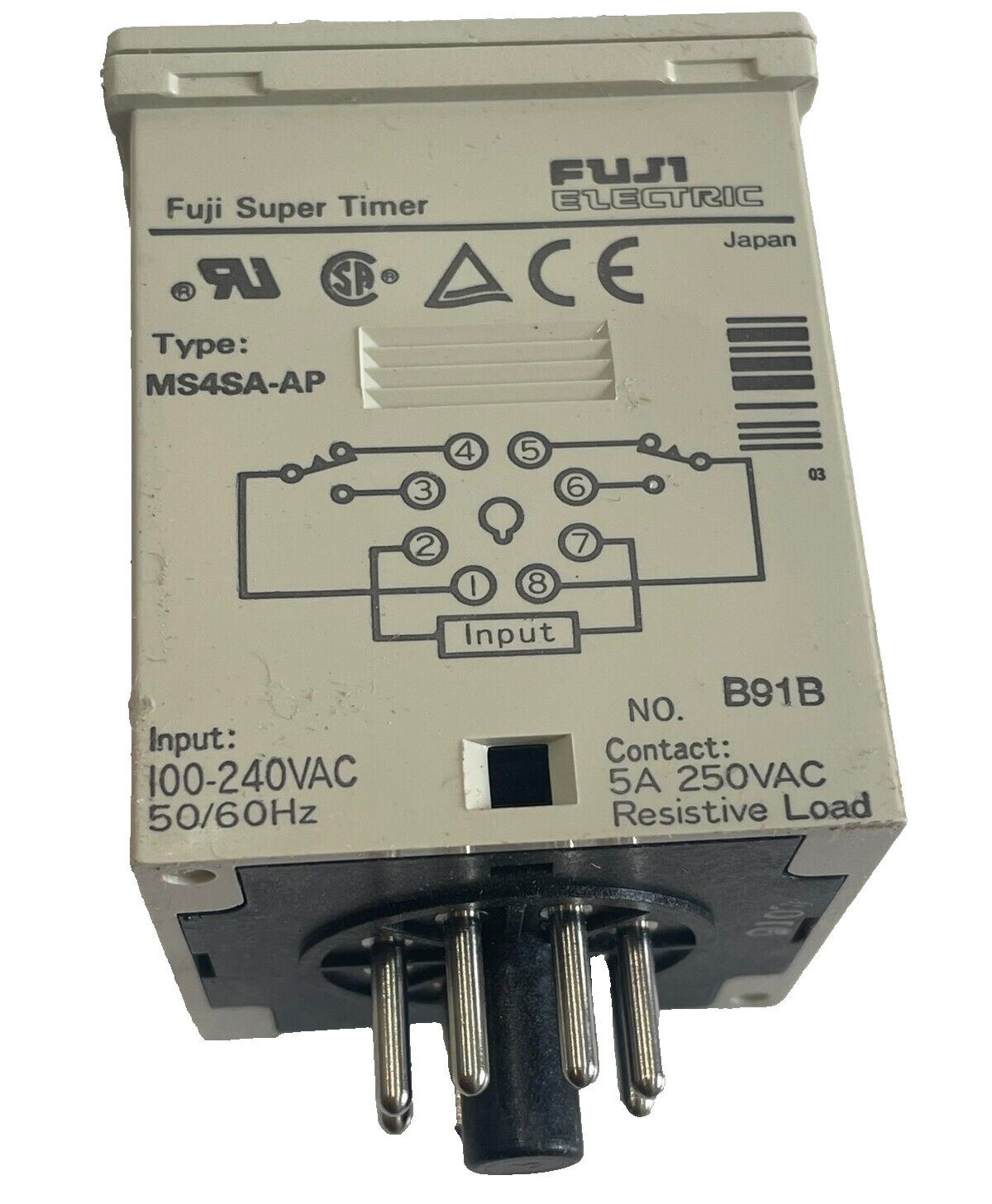 NEW FUJI MS4SA-AP TIMER 100/240VAC 50/60HZ MS4SAAP - SB Industrial ...