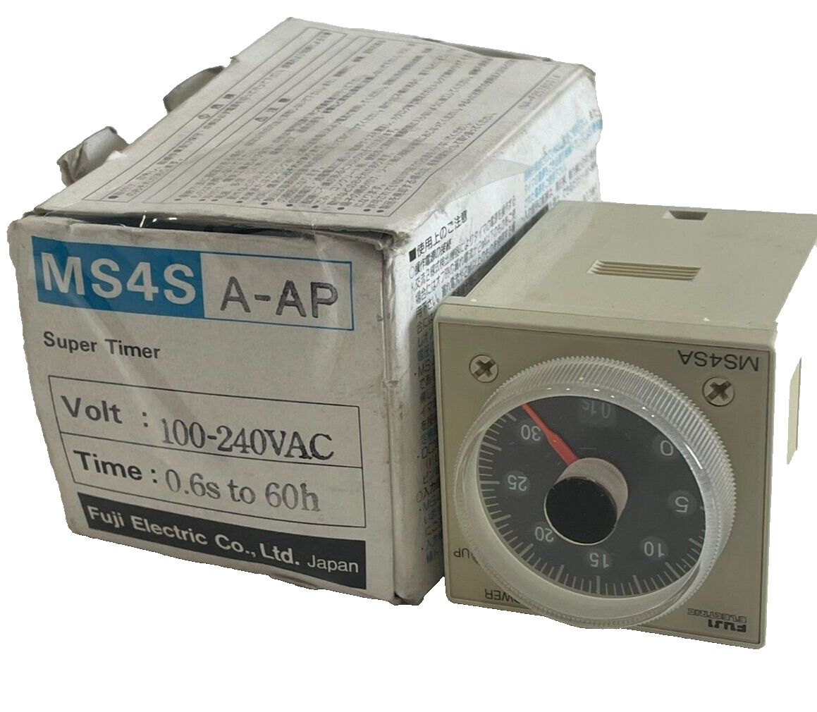 NEW FUJI MS4SA-AP TIMER 100/240VAC 50/60HZ MS4SAAP - SB Industrial ...