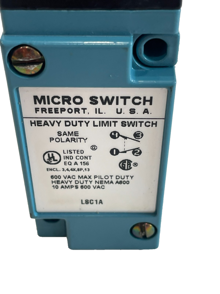 NEW HONEYWELL MICRO SWITCH LSC1A HEAVY DUTY LIMIT SWITCH - SB ...