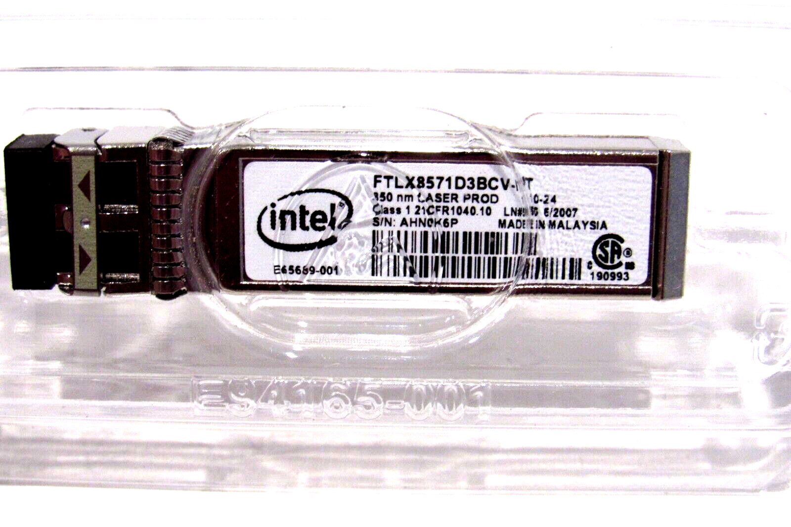 NEW INTEL FTLX8571D3BCV-IT TRANSCEIVER FTLX8571D3BCVIT - SB Industrial ...