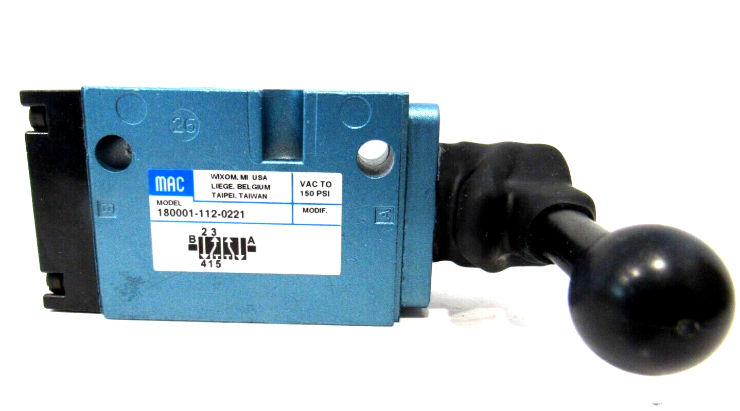 NEW MAC VALVES 180001-112-0221 SOLENOID VALVE 1800011120221 - SB ...