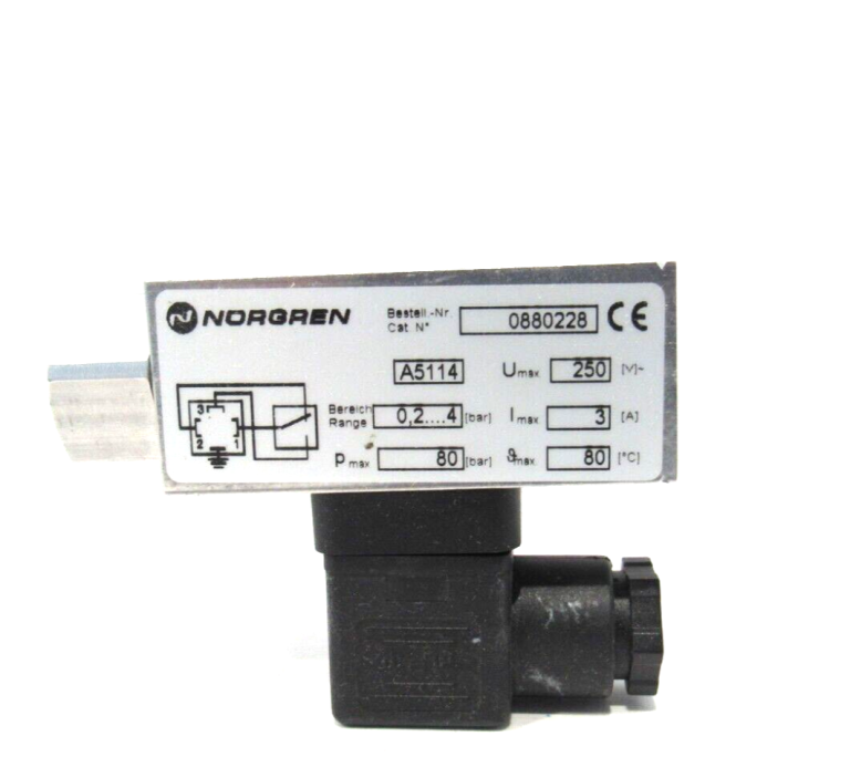 NEW NORGREN 0880228 PRESSURE SWITCH - SB Industrial Supply, Inc.
