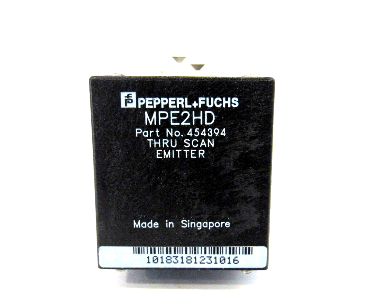 NEW PEPPERL+FUCHS MPE2HD THRU SCAN EMITTER 454394 - SB Industrial ...