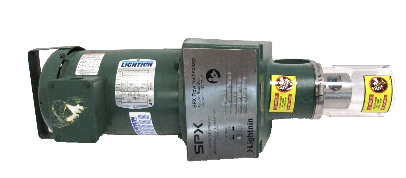 NEW SPX LIGHTNIN X6P75 MIXER 3/4HP 208-230/460V 1725RPM - SB Industrial ...