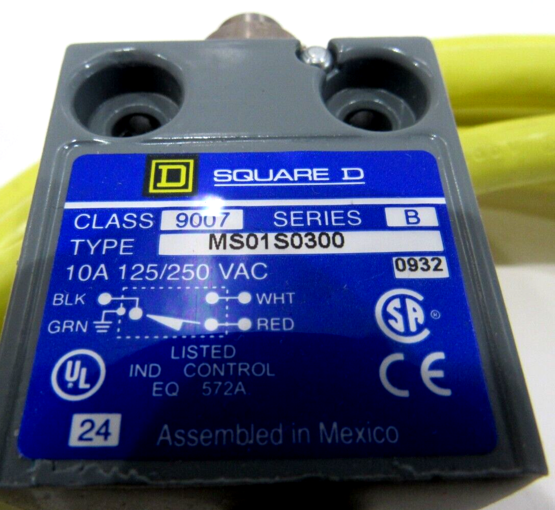 NEW SQUARE D 9007MS01S0300 LIMIT SWITCH SERIES B - SB Industrial Supply ...