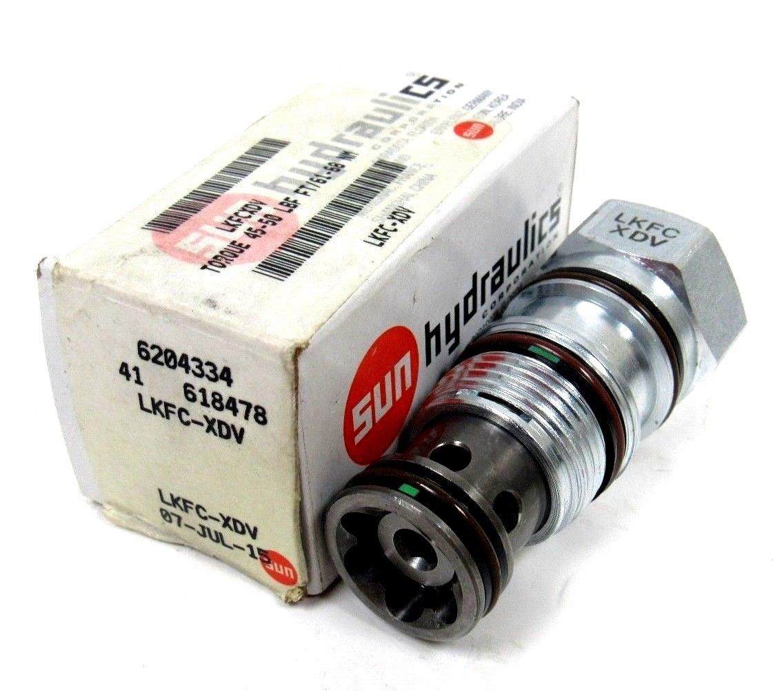 NEW SUN HYDRAULICS LKFC-XDV VALVE CARTRIDGE LKFCXDV 1GA5 6204334 41 ...