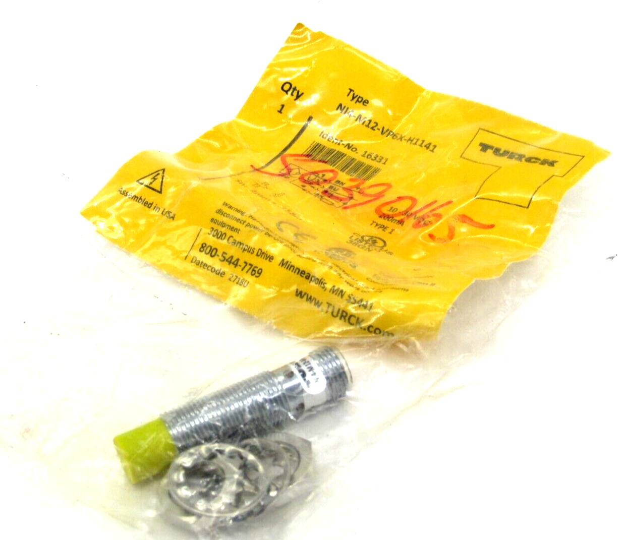 NEW TURCK NI4-M12-VP6X-H1141 PROXIMITY SENSOR 16331 NI4M12VP6XH1141 ...