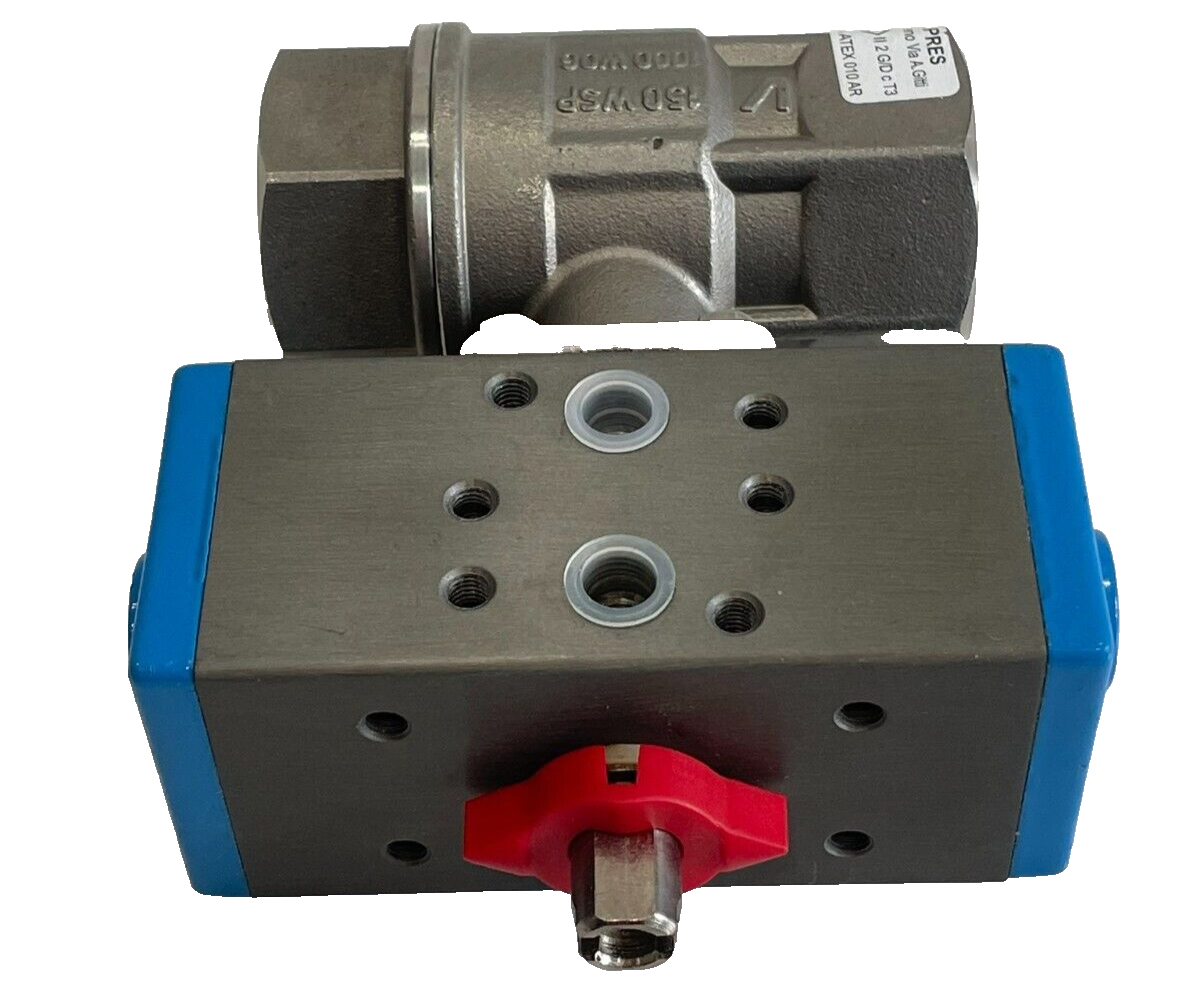 NEW VALBIA 82DA0007 PNEUMATIC ACTUATOR W/ VALVE ATTACHMENT FO3 QO9 - SB ...