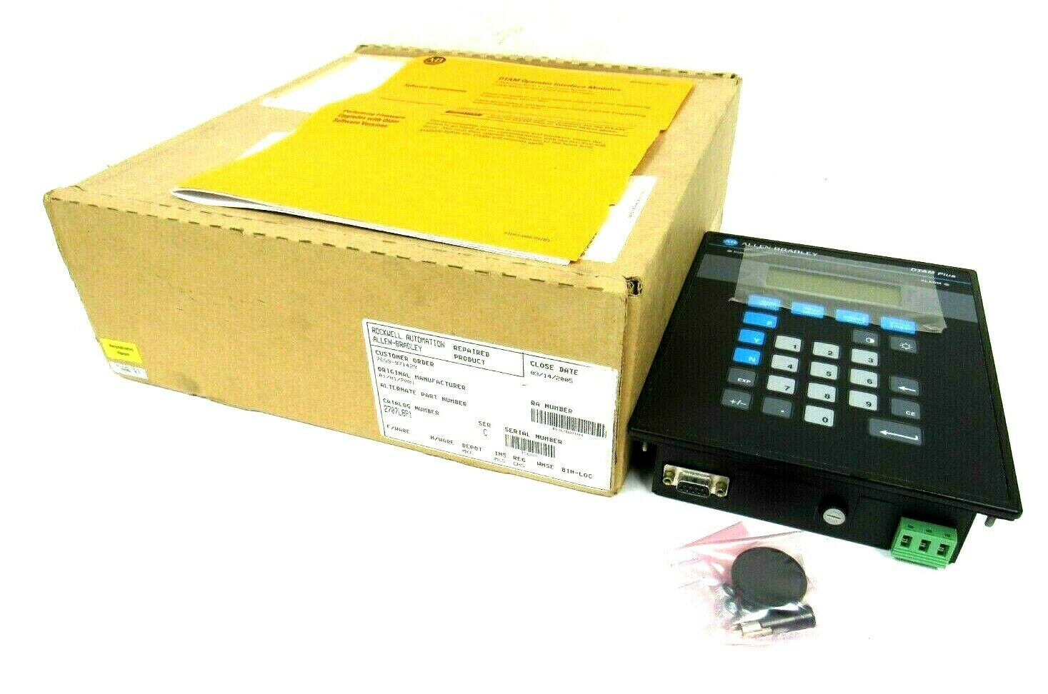 REFURBISHED ALLEN BRADLEY 2707-L8P1X OPERATOR INTERFACE SER C REV B ...
