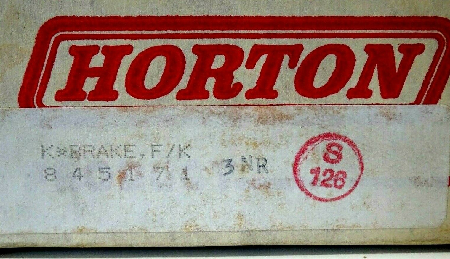 3 NEW HORTON 845171 K BRAKE - SB Industrial Supply, Inc.