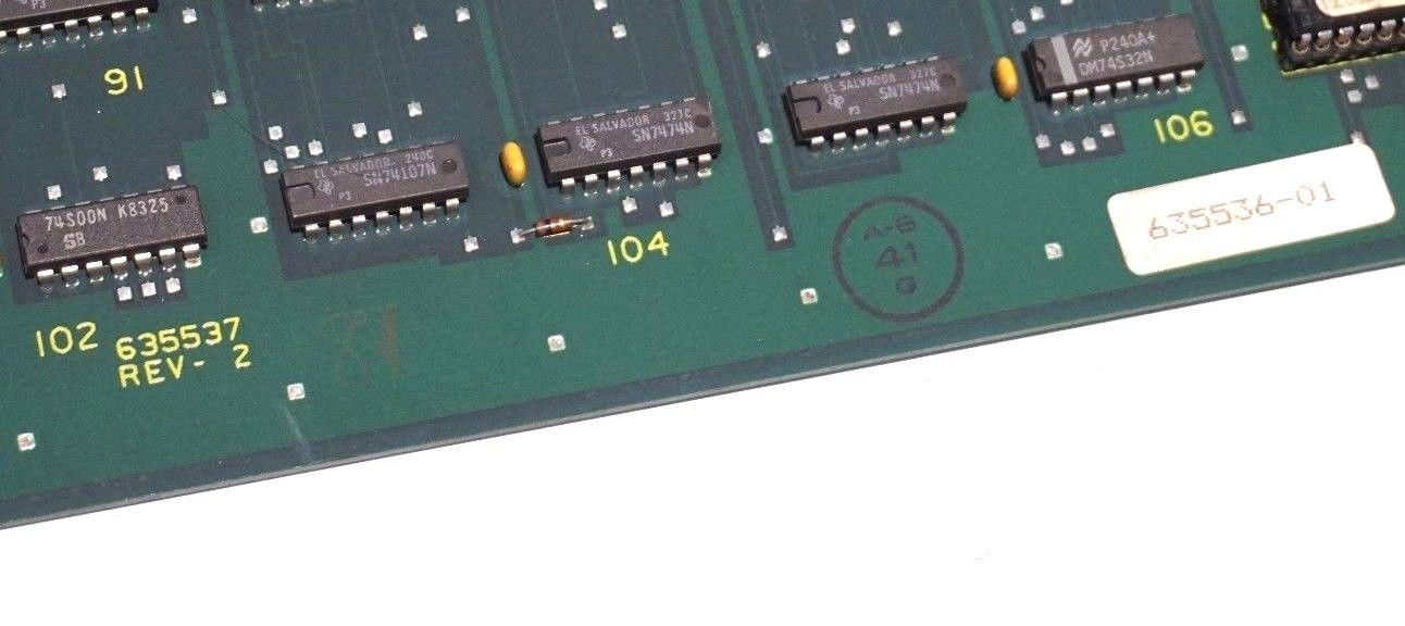 USED ALLEN BRADLEY 635537 REV. 2 MICRO CONTROL BOARD 635536-01 - SB ...