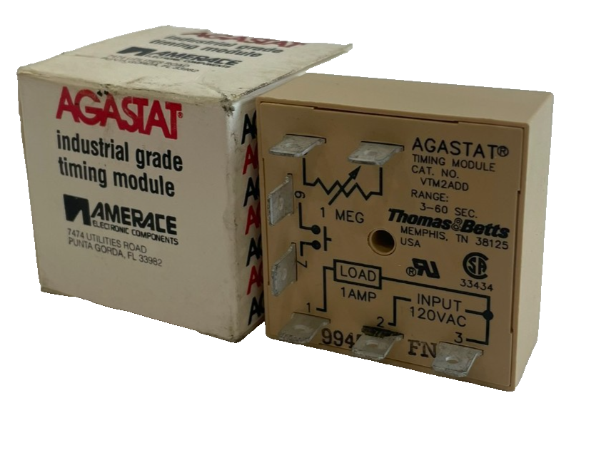 NEW AGASTAT VTM2ADD TIME DELAY RELAY - SB Industrial Supply, Inc.