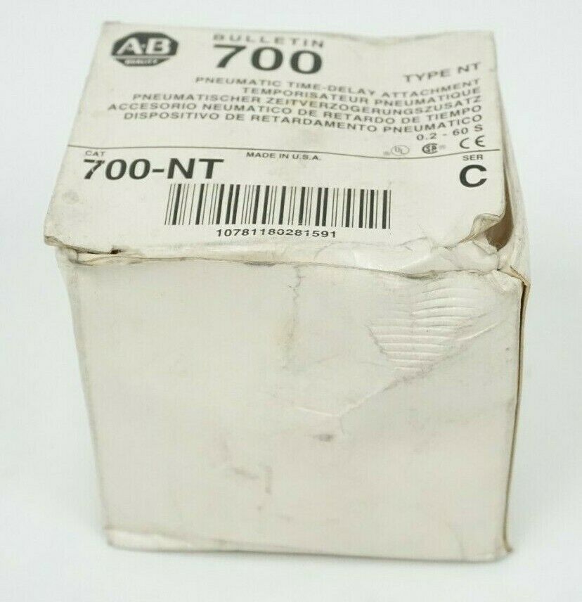 NEW ALLEN BRADLEY 700-NT TIME DELAY RELAY 700NT - SB Industrial Supply ...