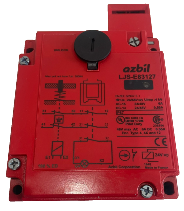 NEW AZBIL LJS-E83127 SAFETY LIMIT SWITCH LJSE83127 - SB Industrial ...