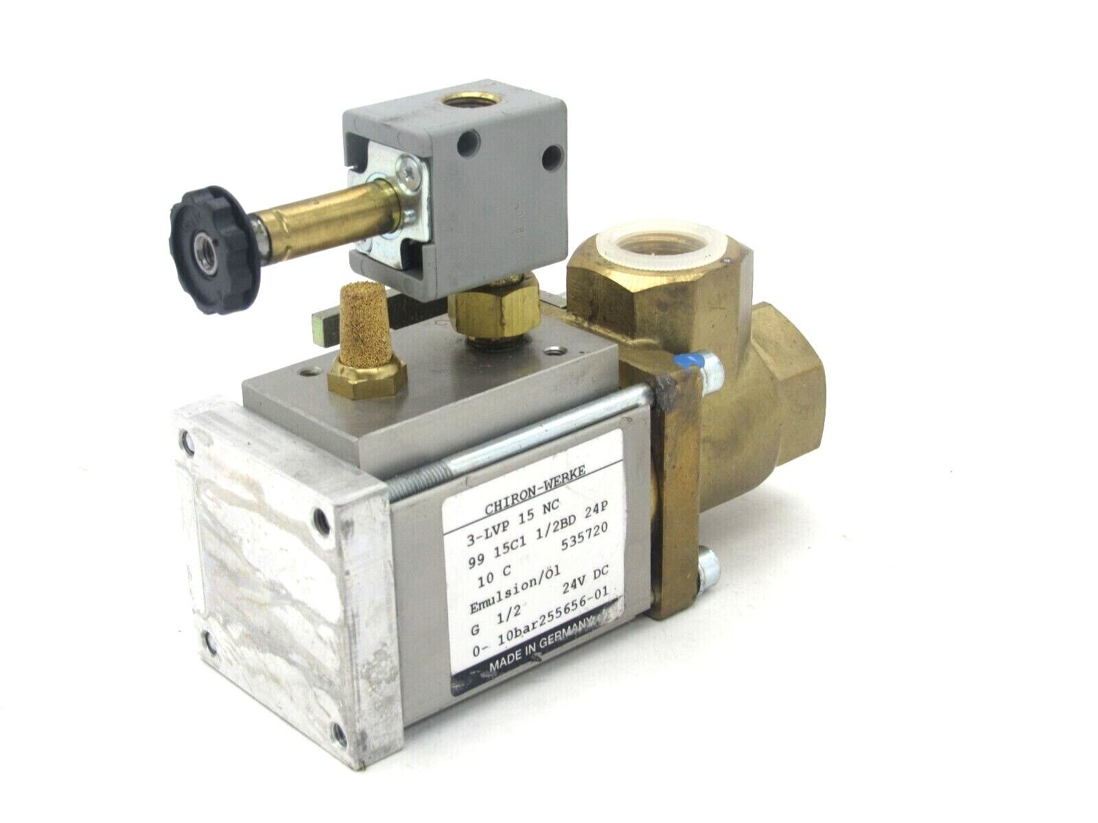 NEW CHIRON 3-LVP 15 NC COAXIAL VALVE 3LVP15NC - SB Industrial Supply, Inc.