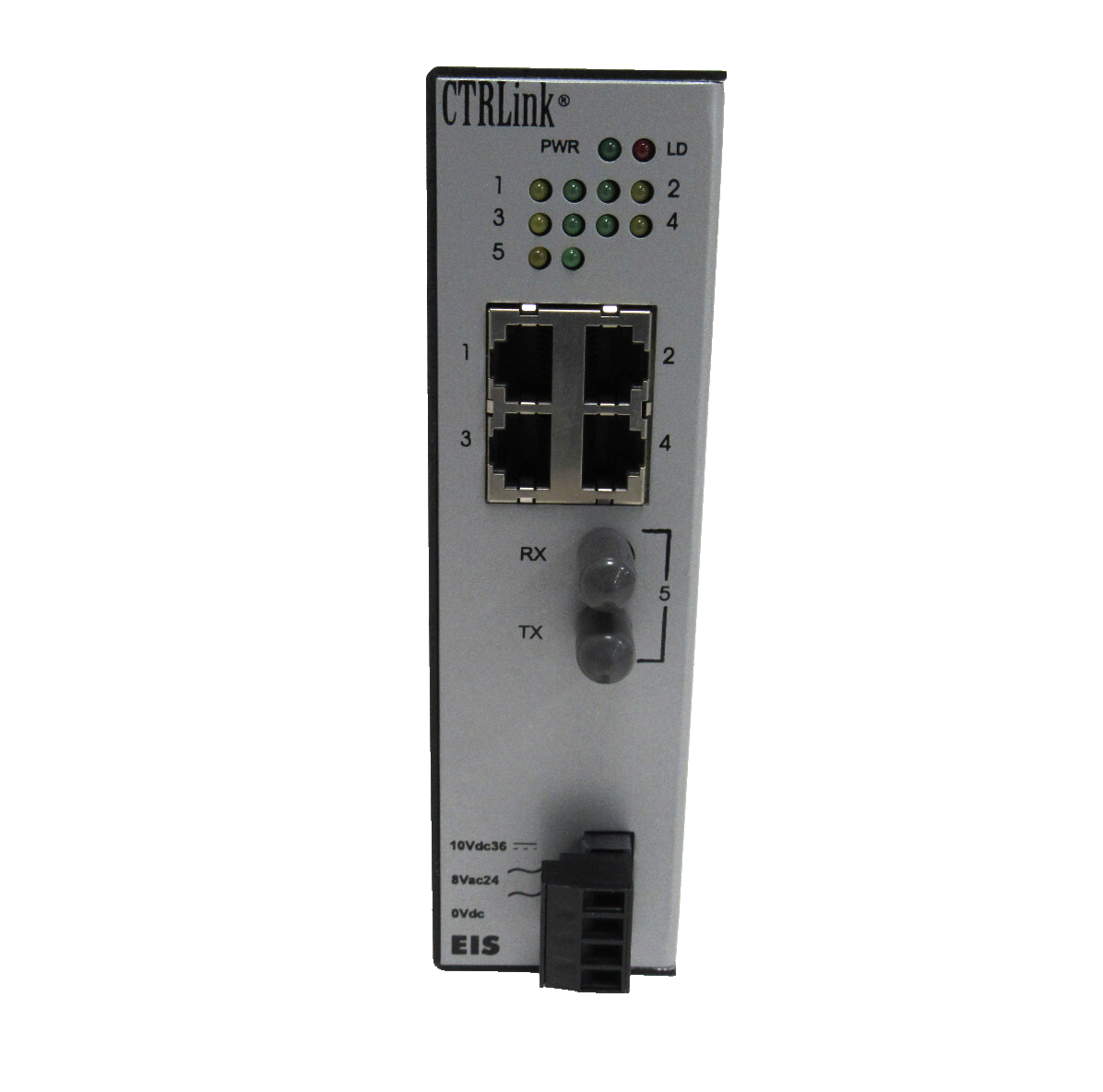 NEW CONTEMPORARY CONTROLS EIS5-100T/FT ETHERNET SWITCH EIS5100TFT - SB ...