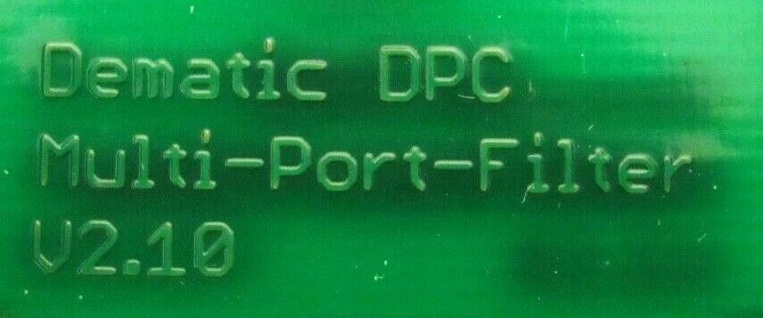 NEW DEMATIC 39335343 DPC MULTI-PORT FILTER V 2.1 - SB Industrial Supply ...
