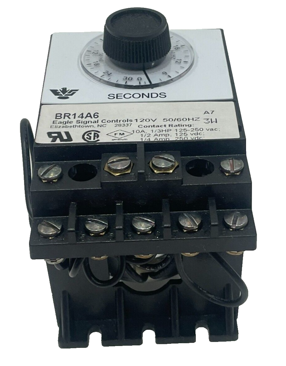 NEW EAGLE SIGNAL CONTROLS BR14A6 TIMER 120V 50/60HZ - SB Industrial ...