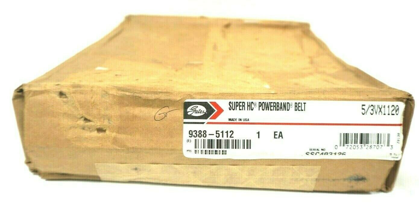 NEW GATES 9388-5112 SUPER HC POWERBAND BELT 93885112 - SB Industrial ...