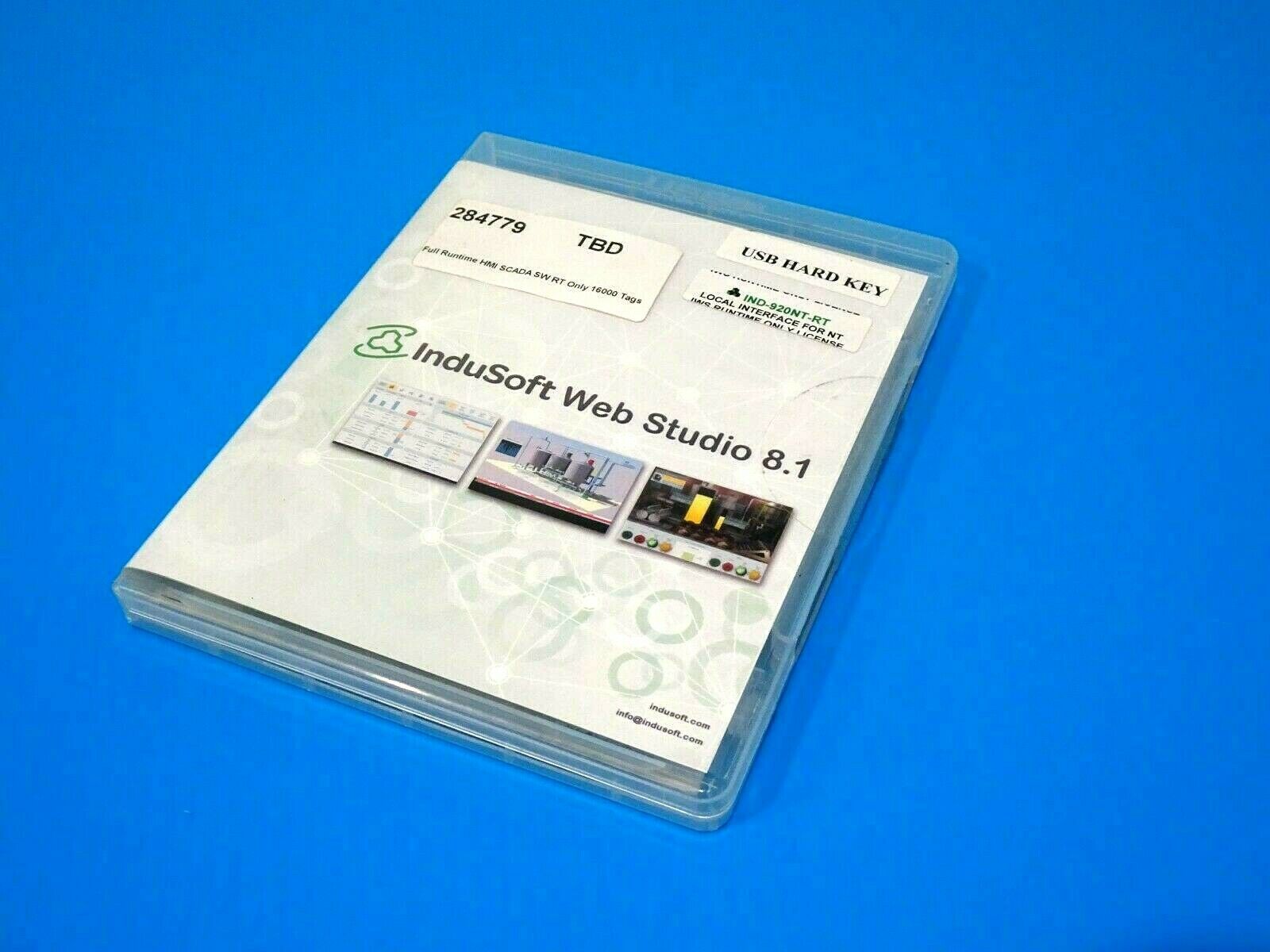 NEW INDUSOFT WEB STUDIO 8.1 IND-920NT-RT WONDERWARE WEB STUDIO IND920NTRT - SB Industrial Supply ...