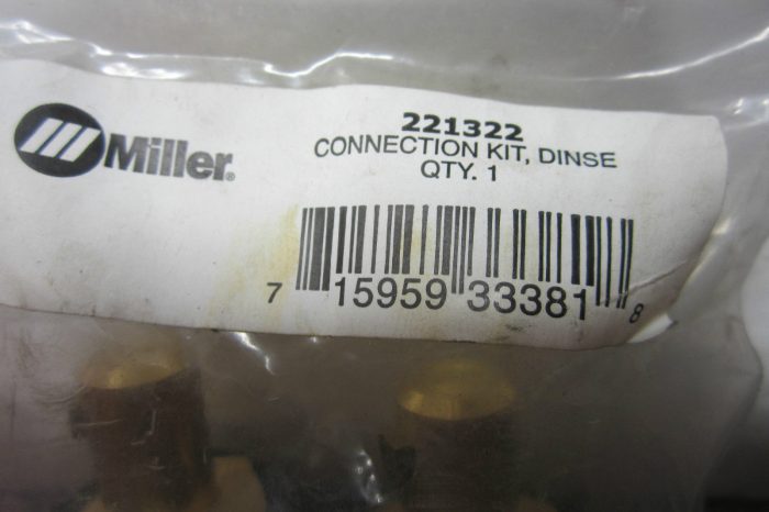 NEW MILLER 221322 CONNECTION KIT - SB Industrial Supply, Inc.