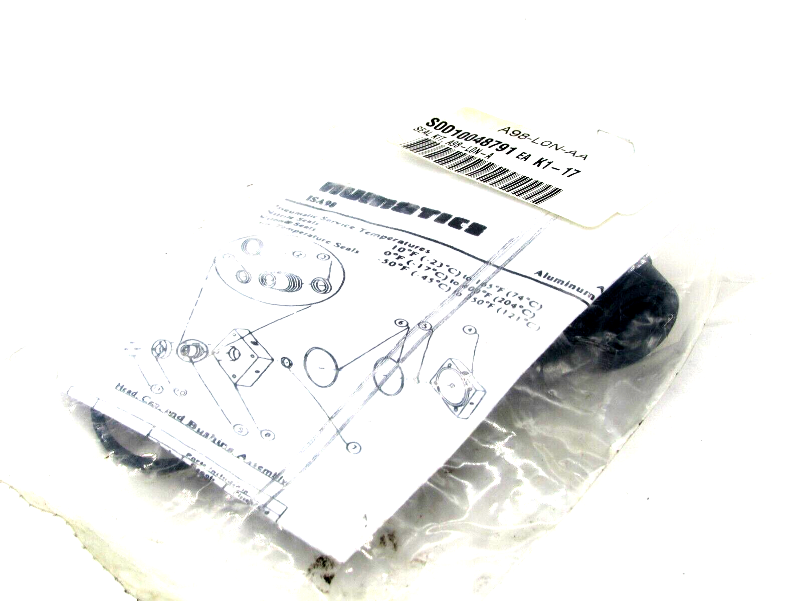 NEW NUMATICS A98-L0N-AA SEAL KIT A98-L0N-AA - SB Industrial Supply, Inc.