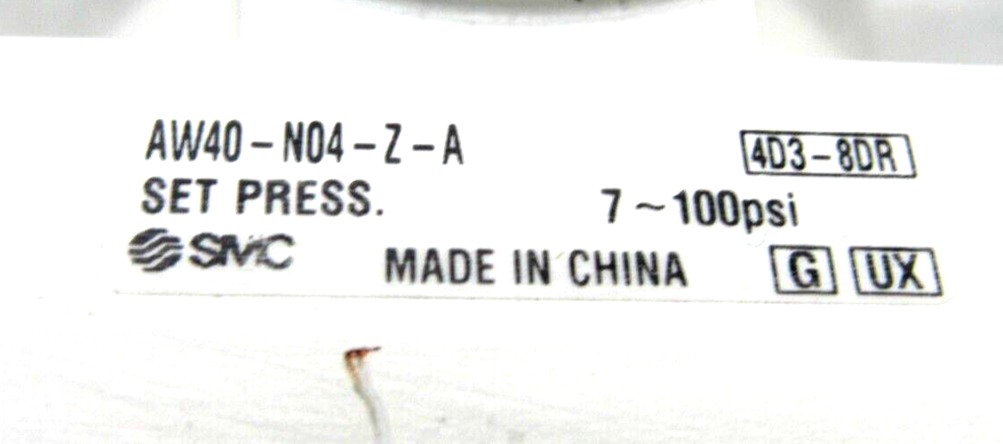 NEW SMC AW40-N04-Z-A FILTER REGULATOR AW40N04ZA - SB Industrial Supply ...