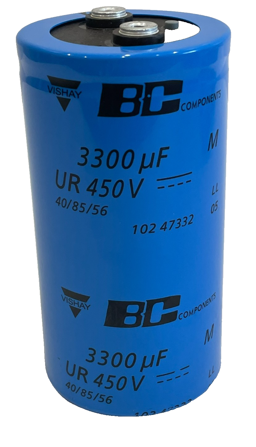 NEW VISHAY BC COMPONENTS 3300 UF CAPACITOR UR 450V - SB Industrial ...