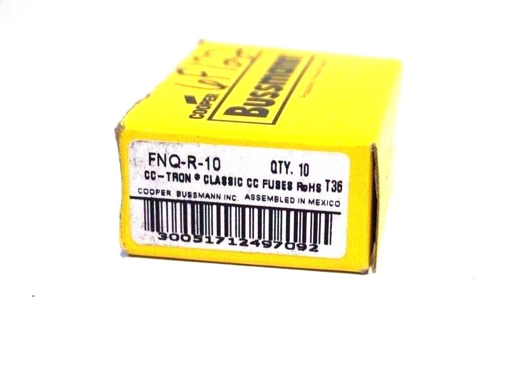 10 NEW BUSSMANN FNQ-R-10 FUSES FNQR10 - SB Industrial Supply, Inc.