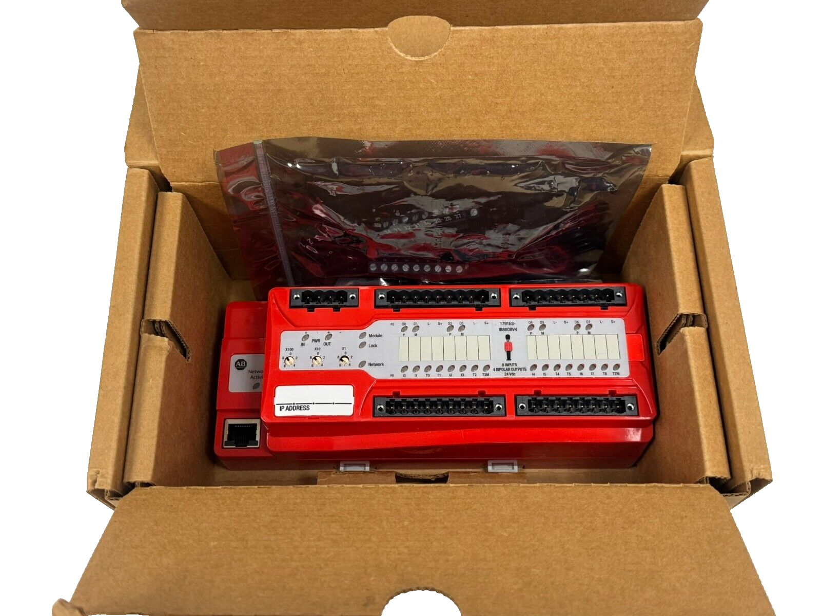 ALLEN BRADLEY 1791ES-IB8XOBV4 SAFETY I/O COMPACT BLOCK SER. A NEW ...