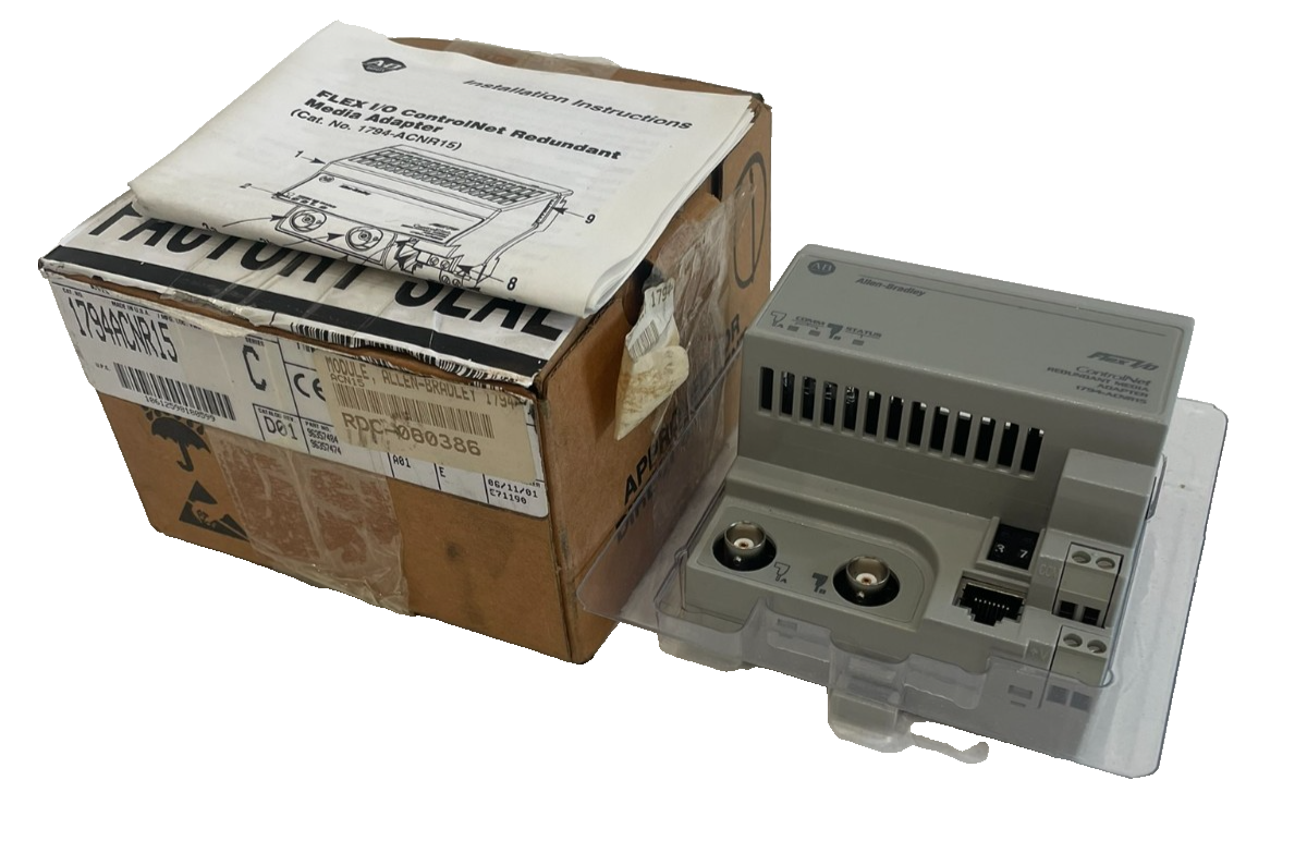 ALLEN BRADLEY 1794-ACNR15 NETWORK ADAPTER 1794ACNR15 SER. C NEW ...