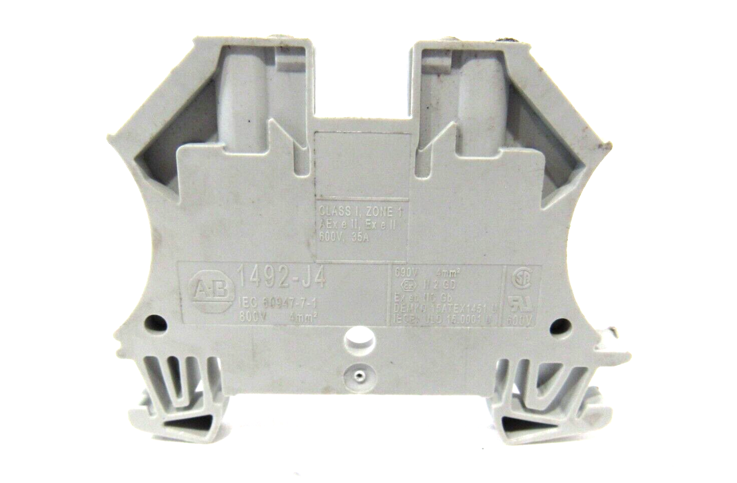 LOT OF 28 ALLEN BRADLEY 1492-J4 TERMINAL BLOCKS 1492J4 - SB Industrial ...