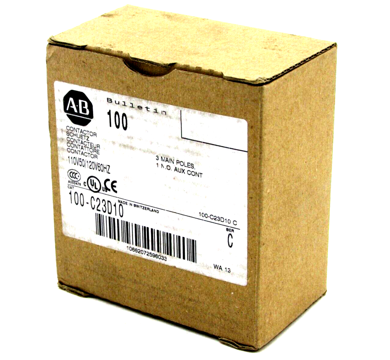 NEW ALLEN BRADLEY 100-C23D10 CONTACTOR SERIES C 100C23D10 - SB ...