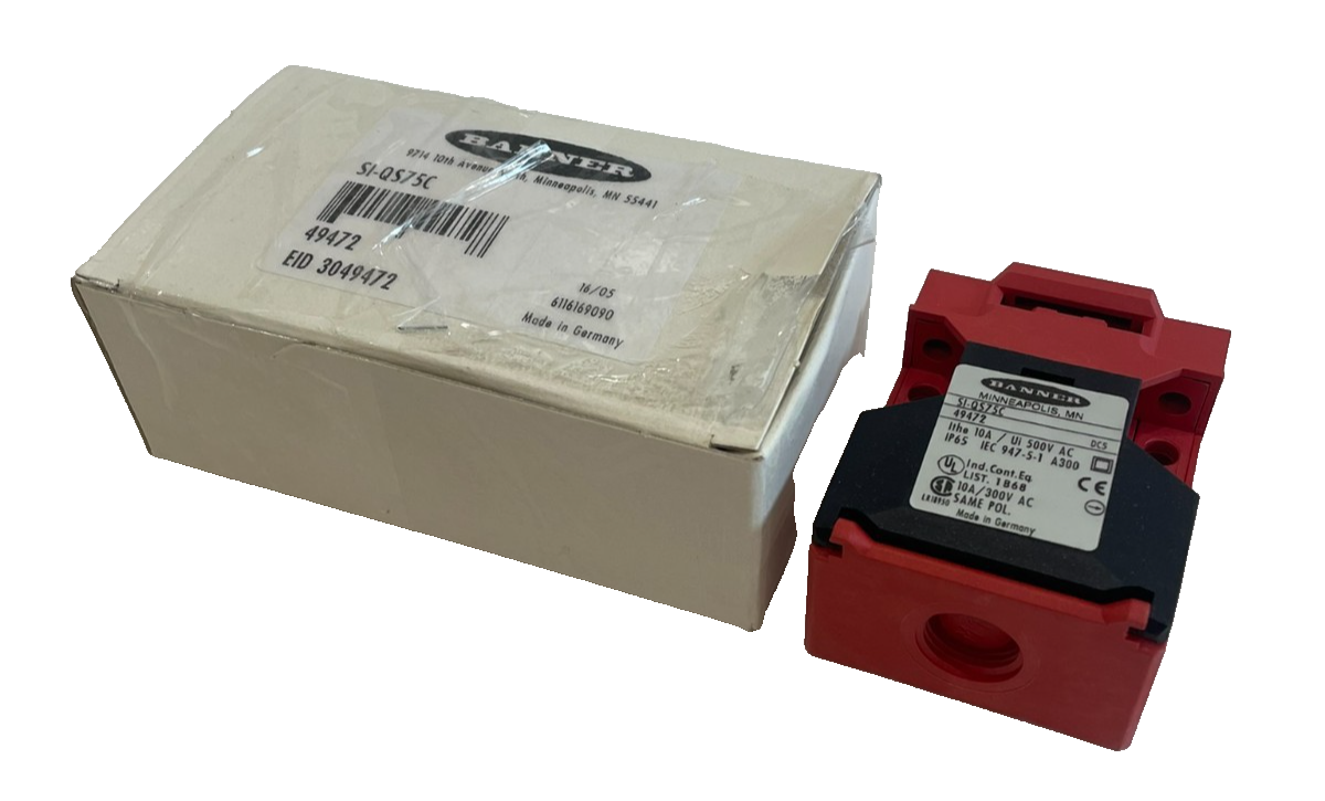 NEW BANNER SI-QS75C SAFETY INTERLOCK SWITCH SIQS75C - SB Industrial ...