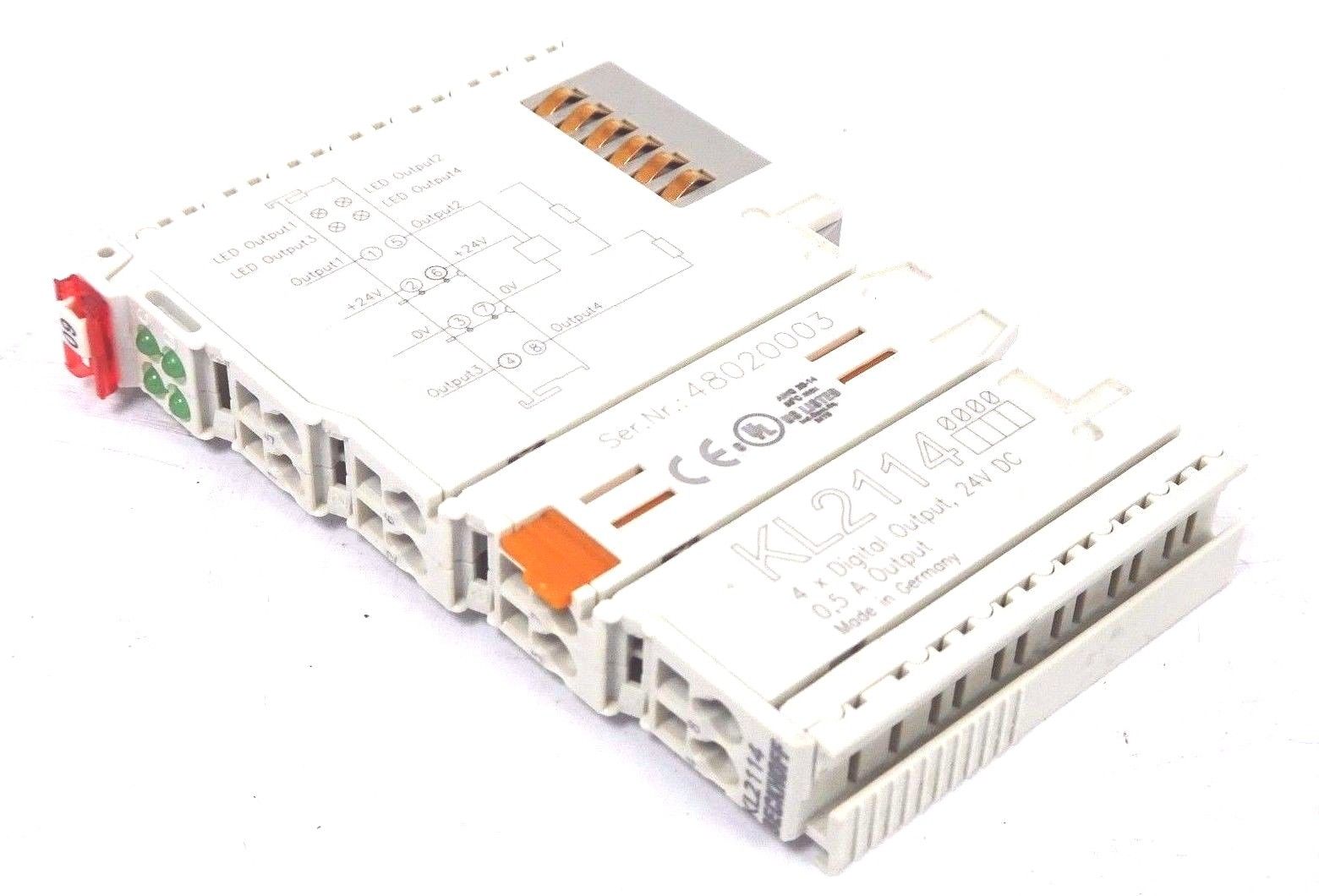 NEW BECKHOFF KL2114 4-CHANNEL DIGITAL OUTPUT TERMINAL 24 V DC – SB ...