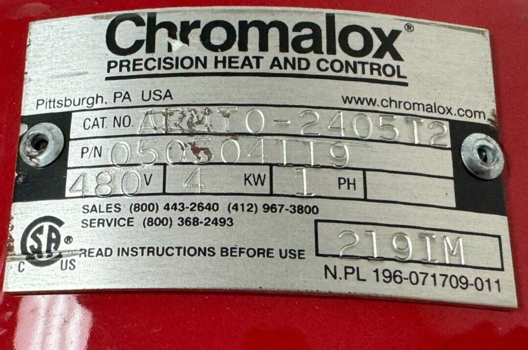 NEW CHROMALOX ARMT0-2405T2 SCREW PLUG IMMERSION HEATER ARMT02405T2 - SB ...