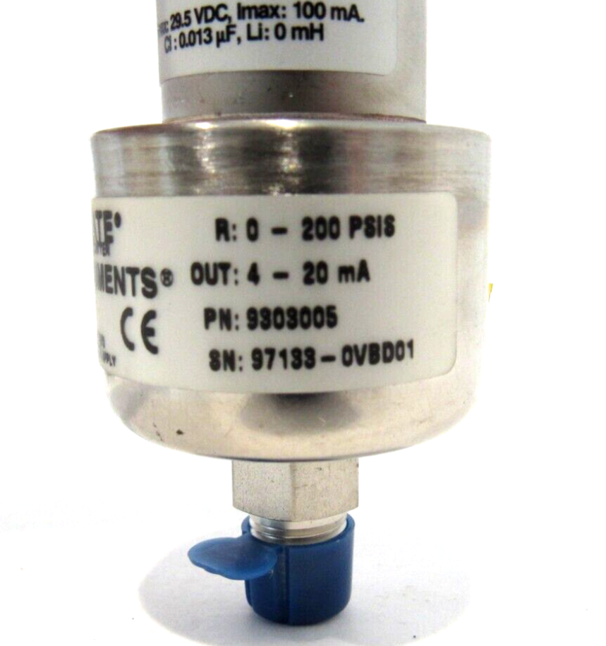 NEW DATA INSTRUMENTS 9303005 DATAMATE PRESSURE TRANSMITTER - SB ...