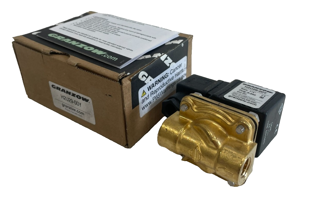 NEW GRANZOW H2U29-00Y SOLENOID VALVE H2U2900Y - SB Industrial Supply, Inc.