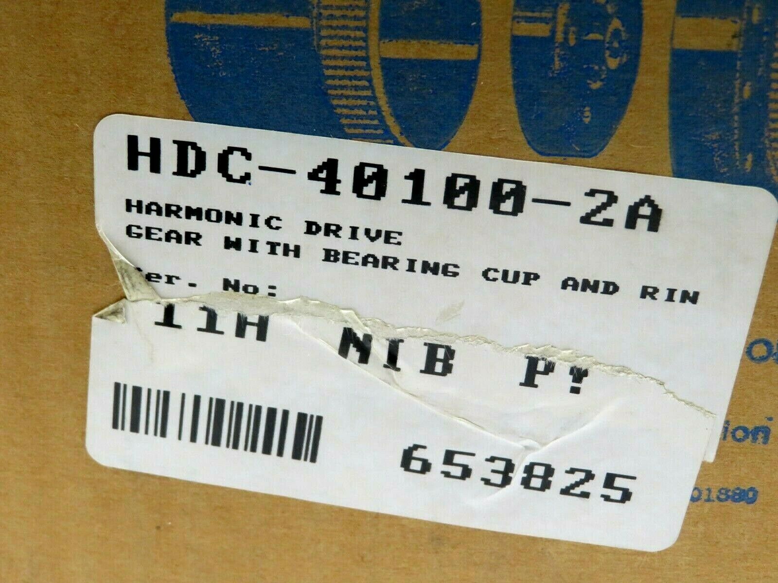 NEW HARMONIC DRIVE HDC-40100-2A GEAR WITH BEARING CUP AND RING ...