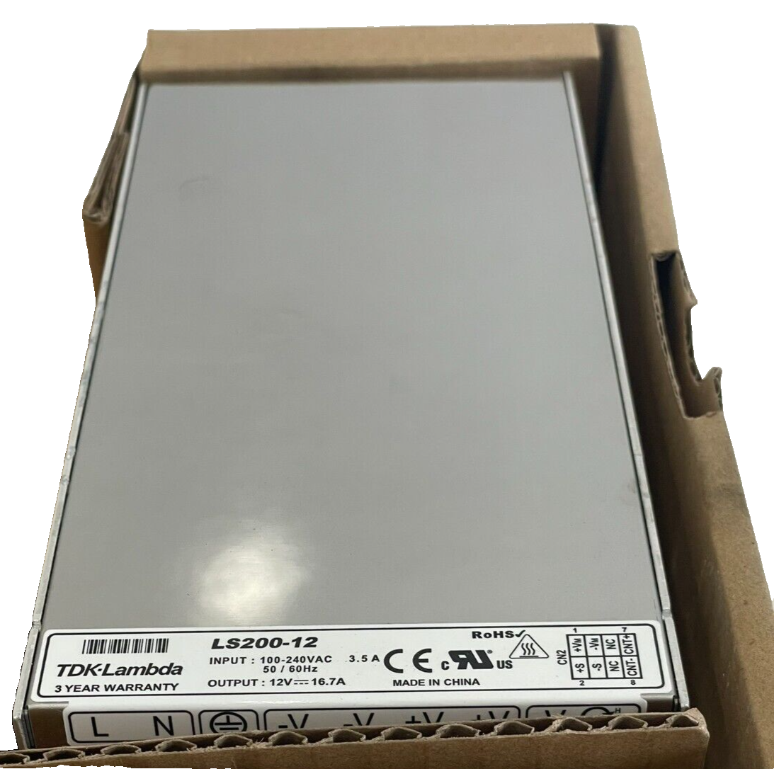 NEW LAMBDA LS200-12 POWER SUPPLY 100-240VAC 50/60HZ LS20012 - SB Industrial Supply, Inc.