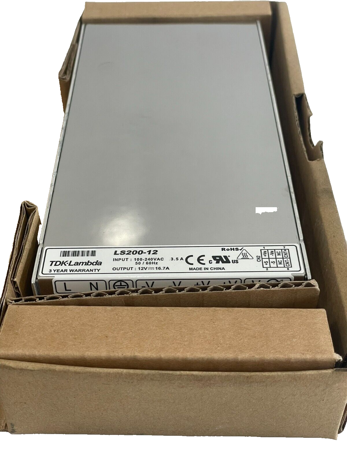 NEW LAMBDA LS200-12 POWER SUPPLY 100-240VAC 50/60HZ LS20012 - SB Industrial Supply, Inc.