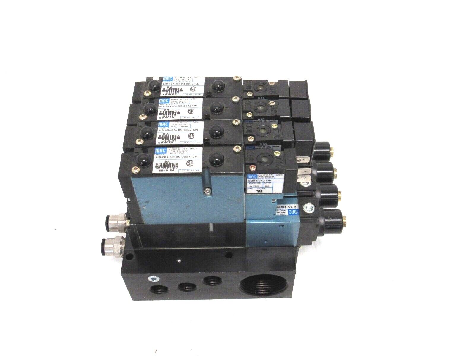 NEW MAC VALVES DMB-DDAJ-1JM VALVE MANIFOLD 92B-EBA-000-DM-DDAJ-1JM ...