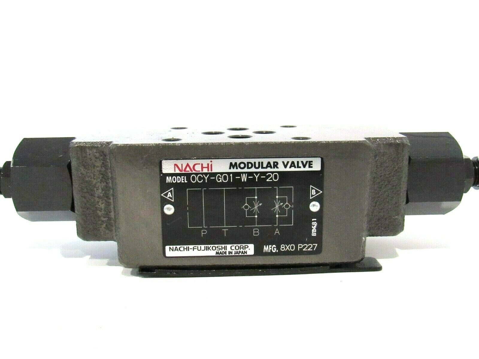 NEW NACHI OCY-G01-W-Y-20 MODULAR VALVE OCYG01WY20 - SB Industrial ...