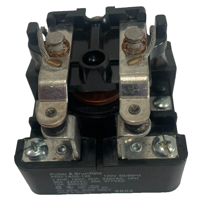 NEW POTTER & BRUMFIELD PRD-7AG0-120 RELAY MOUNTING PANEL PRD7AG0120 ...