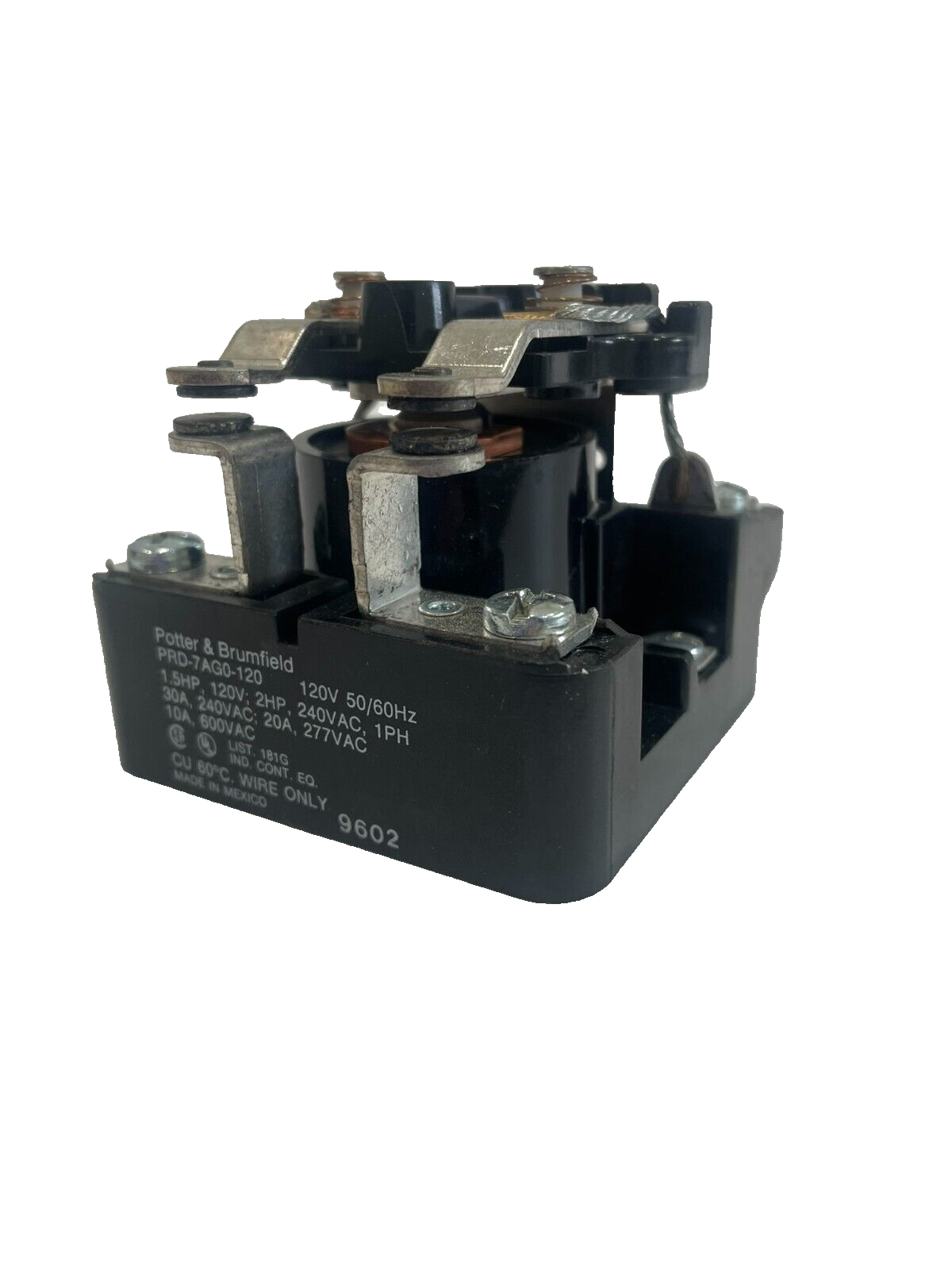 NEW POTTER & BRUMFIELD PRD-7AG0-120 RELAY MOUNTING PANEL PRD7AG0120 ...